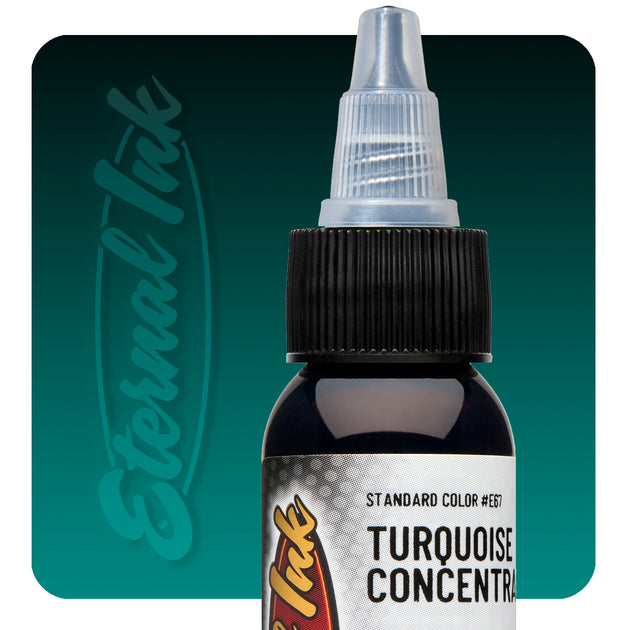 Eternal Turquoise Concentrate Ink – Brett Stewart Tattoo Supplies