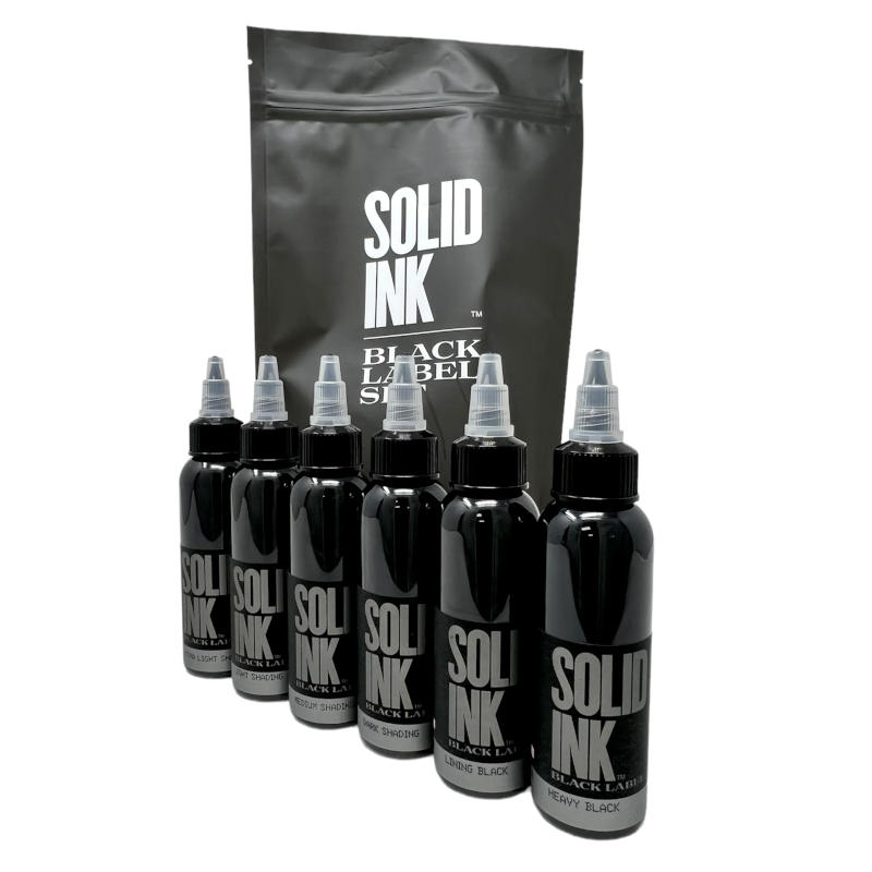 Solid Ink Black Label Greywash Ink Set