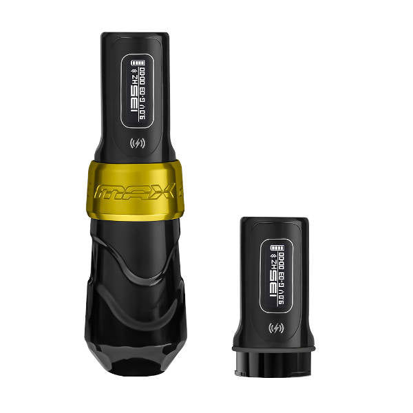 FK Irons Flux Max Wireless - Gold Stealth – Brett Stewart Tattoo Supplies
