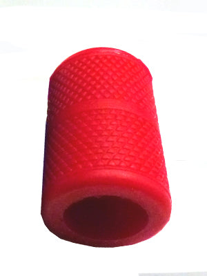 Knurled Silcone 3/4inch red Grip Sleeve